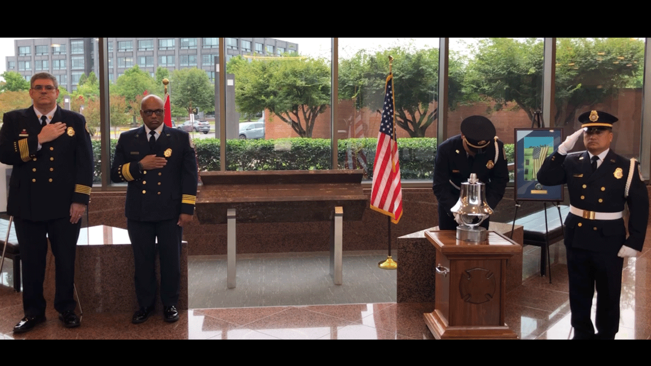 Members of the Fairfax County Fire and Rescue Department Honor Guard ...